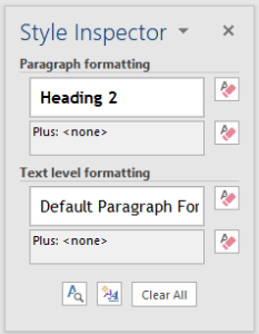What Word style is your text is formatted in? – Margie Beilharz – The ...